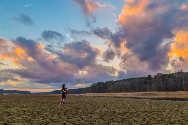 12/26/16 – Sunset at Lake Purdy During Drought | Picture Birmingham