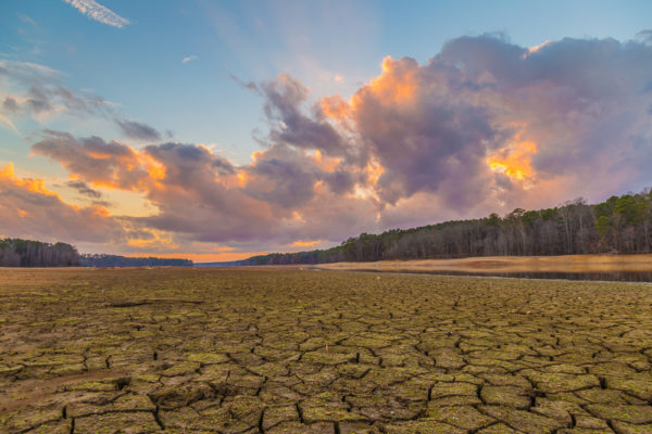12/26/16 – Sunset at Lake Purdy During Drought | Picture Birmingham