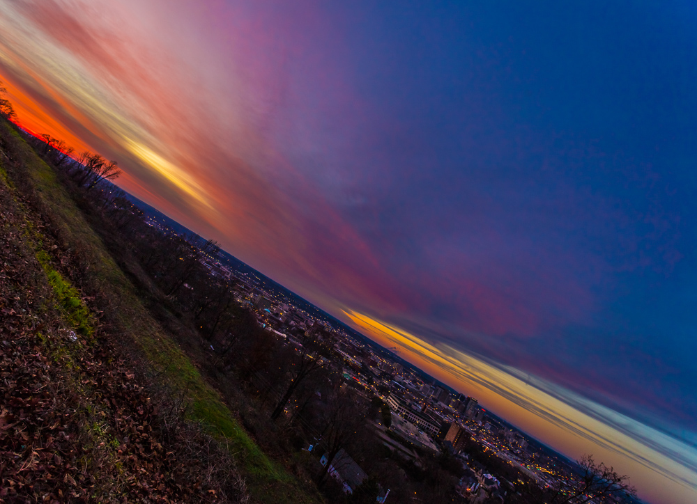 1/3/17 – Sunset + Storm + Birmingham | Picture Birmingham