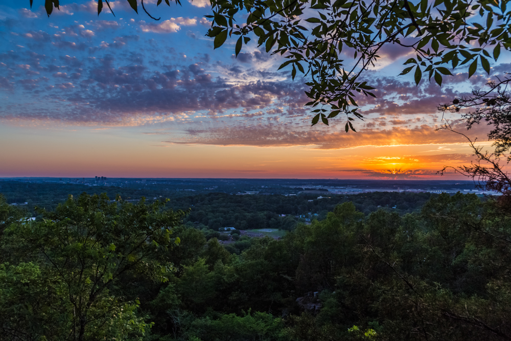 5/26/17 – Bubbles and Sunset on Ruffner Mountain | Picture Birmingham